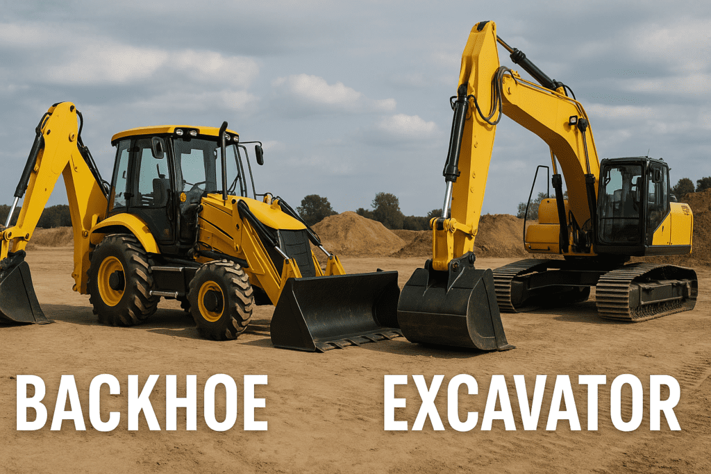 Backhoe vs Excavator – Which One Is the Best for You?